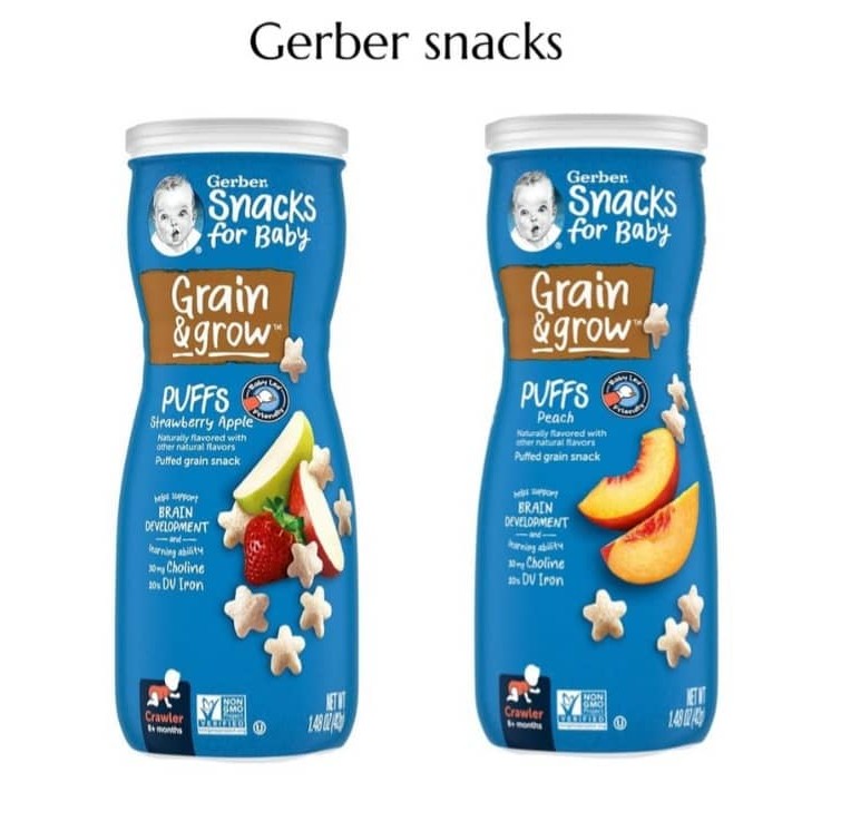 Gerber Snacks for Baby Puffs – Peva's Mothercare