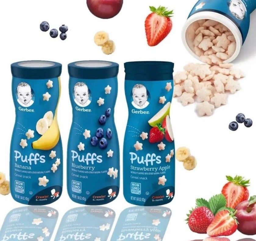 Gerber Snacks for Baby Puffs – Peva's Mothercare